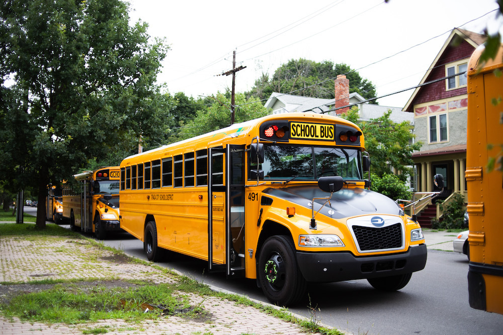 Ithaca City School District Adds Two Electric School Buses to Fleet ...